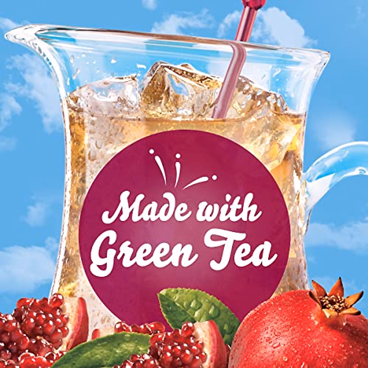 Crystal Light Sugar-Free Pomegranate Green Tea Naturally Flavored Powdered Drink Mix 5 Count Pitcher Packets