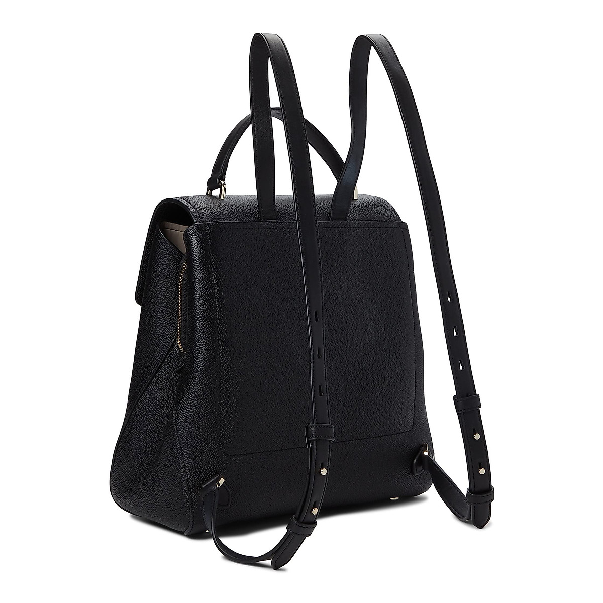 Kate Spade New York Thompson Pebbled Leather Medium Backpack Black One Size