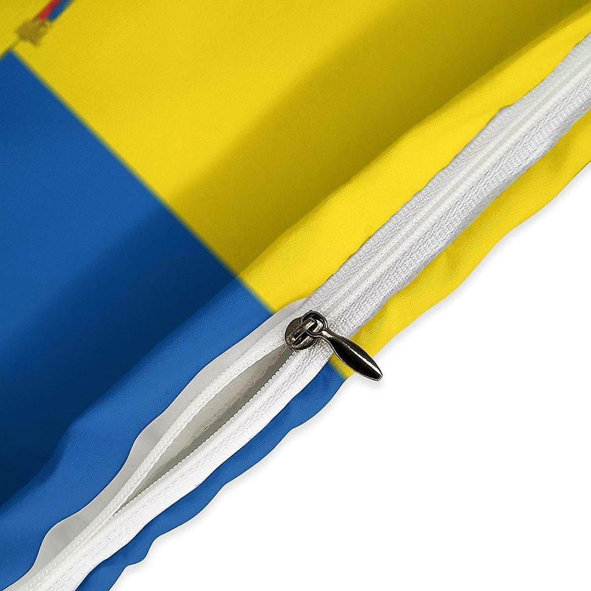 Ecuador Flag Bedding Comforter Sets Lightweight Ultra Soft Comforter Bedding Set 3 Pieces (1 Duvet Cover, 2 Pillowcases) with Zipper Closure