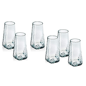 Godinger Sedona Shot Glass Set Shooters for Whiskey, Liqueurs and Dessert - Set of 6