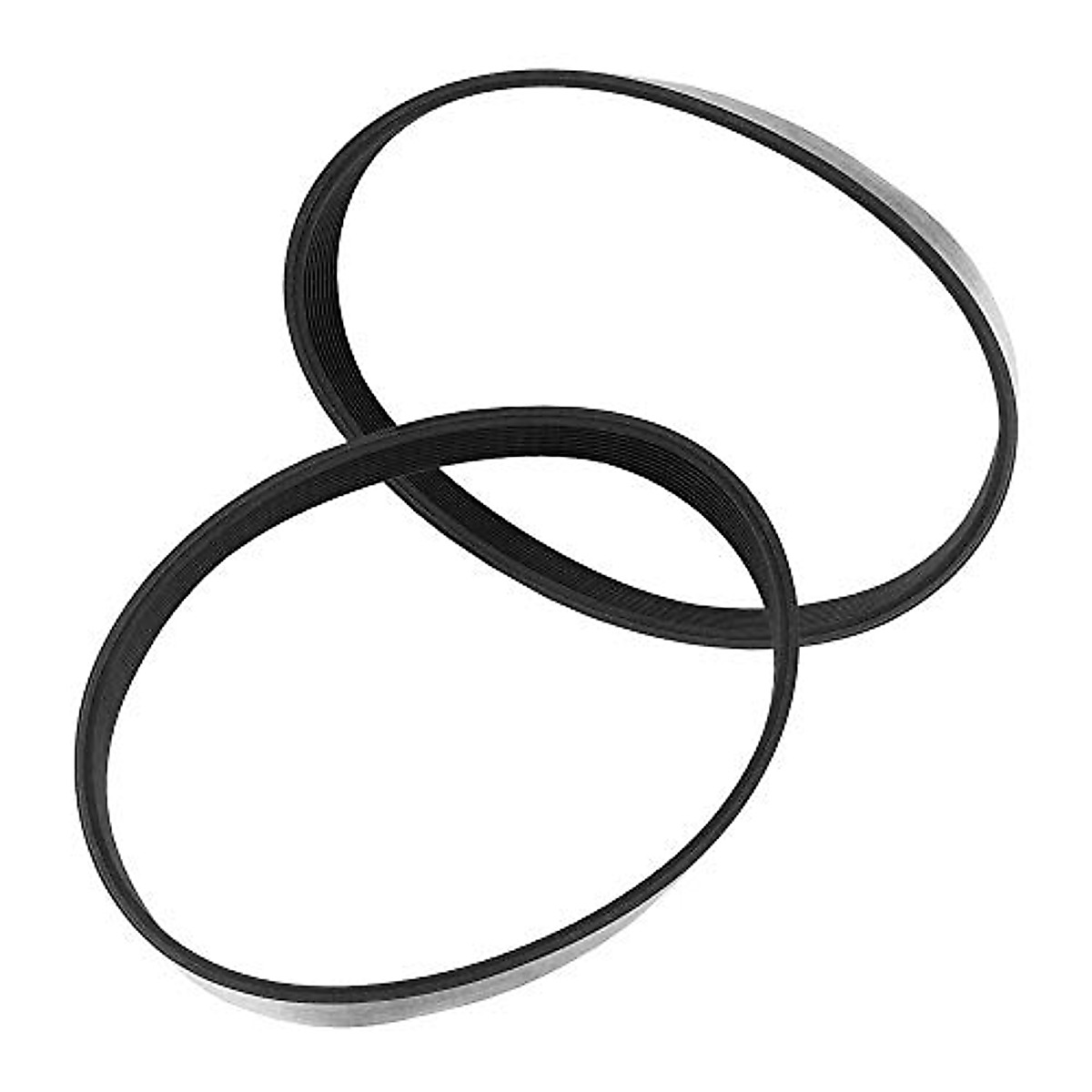 Band Saw Drive Belts Set Fits - Rikon 10-305 Band Saw - High Strength Rubber Belts - Replacement Drive Belt - Made In The USA! - Motor Ribbed Drive Belt