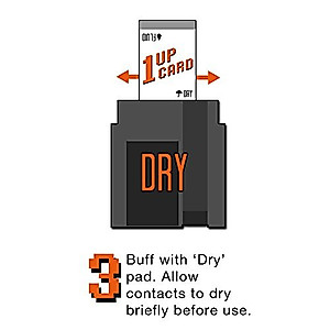 1UPcard Video Game Cartridge Cleaning Kit - Multi-Size Kit with Fluid