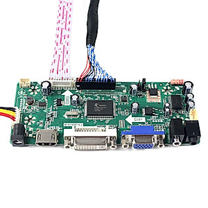 VSDISPLAY 21.5" IPS LCD Screen 21.5 inch 1920X1080 HR215WU1-120 Work with HD-MI VGA DVI LCD Controller Board M.NT68676