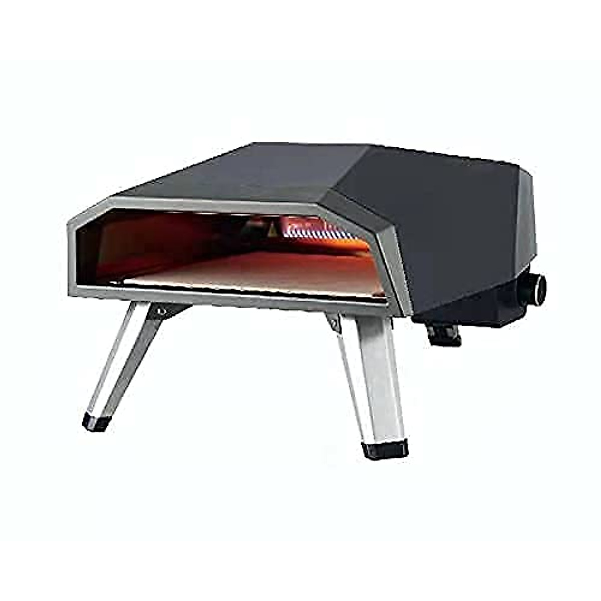 Outdoor Pizza Oven Gas Pizza Oven Portable Outside Ovens - Foldable Feet with Propane Gas Regulator and Hose, Pizza Peel, Stone. 12'' Pizza Maker for Outdoor Cooking