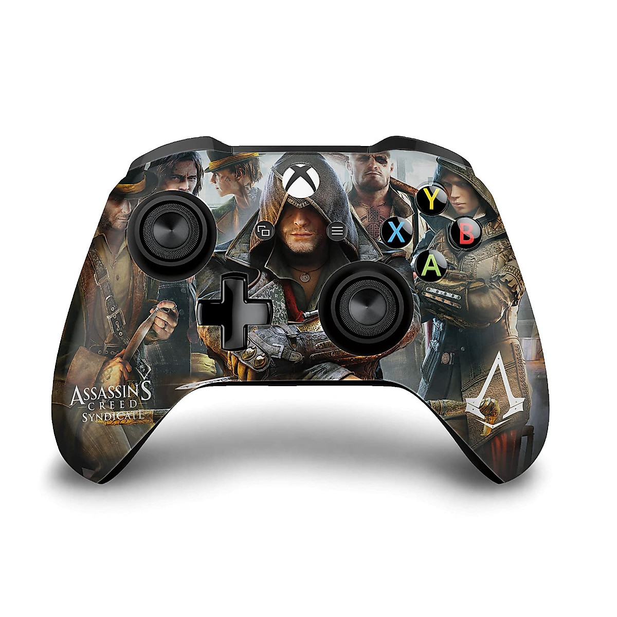 Head Case Designs Officially Licensed Assassin's Creed Key Art Syndicate Graphics Vinyl Sticker Gaming Skin Decal Cover Compatible With Xbox One S Console and Controller Bundle