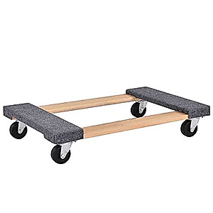 Toolsempire 4 Wheel Dolly Cart, 30" x 18" Furniture Dolly for Moving Carrier, 1000 lbs Capacity, Heavy Duty Movers