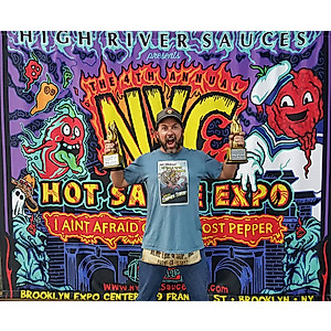 Ghost Scream Hot Sauce - “Chili Garlic Paste” (Asian Style Sambal) - Award Winning Recipe (from a World-Renowned Chef) with Fresh Ghost Chili Peppers, Fiery Red Jalapenos & Fresh Garlic. (9 Oz.)