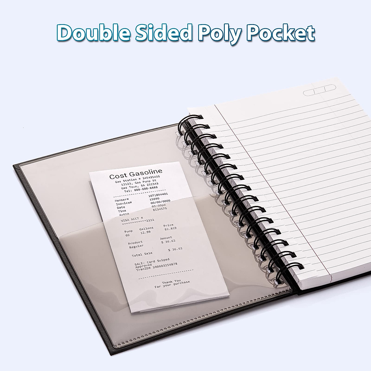 Cambridge Limited Notebook - 6 Pack of Hardcover Spiral Notebook for Business - Legal Ruled Lines - 5" X 8" Page Size - 96 Sheets for Women & Men