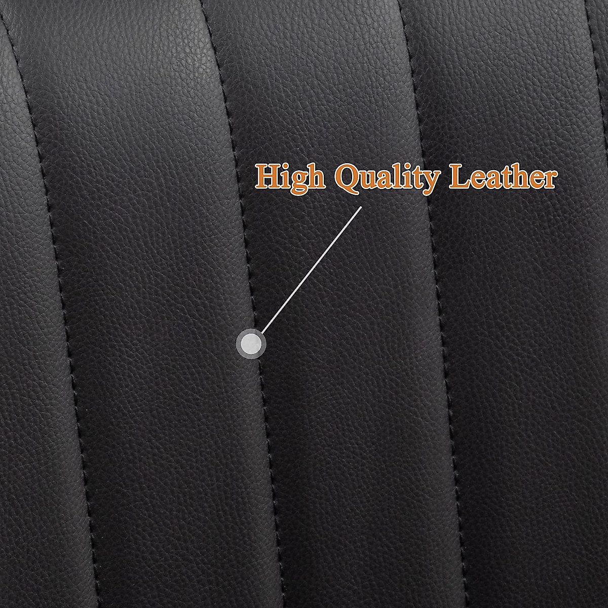 LUNLING Mid Century Modern Dining Chairs,Retro Black Faux Leather Chairs,Walnut Bentwood Upholstered Seat Wood Legs Side Chairs Adjustable Foots for Kitchen Dining Room Chairs, Set of 4