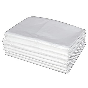 50 Pieces Disposable Cage Liners Disposable Rabbit Cage Liners Guinea Pig Cage Liner Bag Plastic Cage Liners Rabbit Litter Box Bag Small Animals Bedding Litter Pan Bag(60x40cm, Transparent)