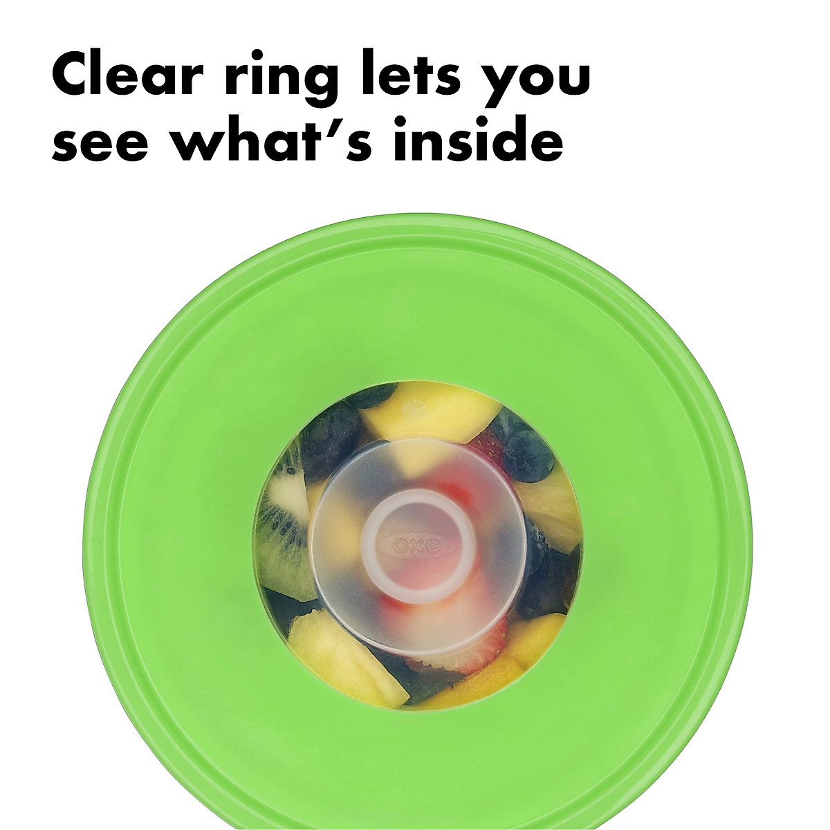 OXO Good Grips 3 Piece Reusable Silicone Lid and Splatter Guard Set, Green, (S, M, & L - 3 Piece Set)