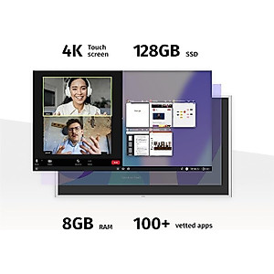Vibe S1 4K UHD Smart Board, 75 Inch Digital Whiteboard for Office and Classroom, Electronic Presentation Meeting Device for Hybrid Work, Interative Touchscreen Display, Chrome OS and 250+ Free Apps