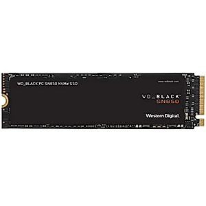 Western Digital WD 2TB WD_Black SN850 NVMe PCIe 4.0 M.2 Internal Gaming SSD Without Heatsink