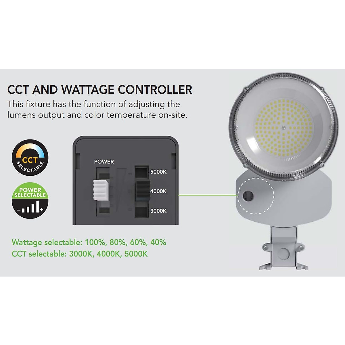 LED Dusk to Dawn Area Light - 120 Watt - 15,000 Lumens! - Perfect for use as an LED Yard Light, LED Area Light or LED Security Light