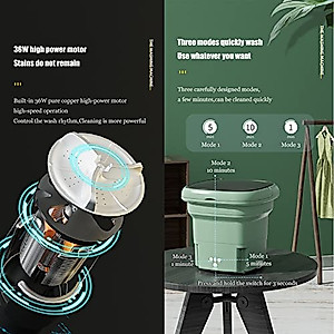 4.5L Mini Portable Washing Machine Lightweight Underwear Washer,Foldable Washer with Spin Dryer for Baby Clothes, Socks, Towels,Bucket Automatic Perfect for Camping, Travelling, Apartment, Dorm