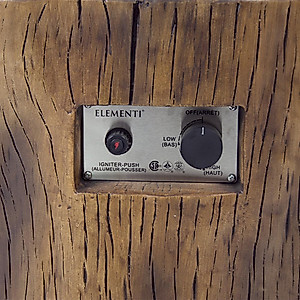 Manchester Concrete Fire Pit 42" x 39" Outdoor Patio Firepit Includes Lava Rocks Modern Fire Pits & Outdoor Fireplaces for Garden, Deck, Indoor & Outdoor Heating