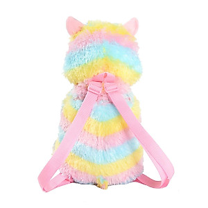 LANFIRE Cartoon Animal hamster squirrel backpack shoulder bag Rainbow Sheep Backpack panda backpack