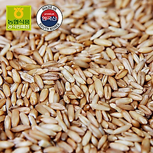 [NongHyup] Whole Oat Groats, Product of Korea, Whole Kernels, Rice Substitute, 농협 밥심 귀리, 100% 한국산 귀리 잡곡 (1.65 lb)