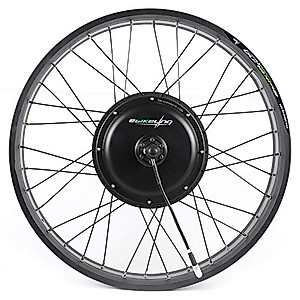 EBIKELING Waterproof Ebike Conversion Kit for Electric Bike 26" Fat Front or Rear Wheel Electric Bicycle Hub Motor Kit 1500W 1200W 750W 500W
