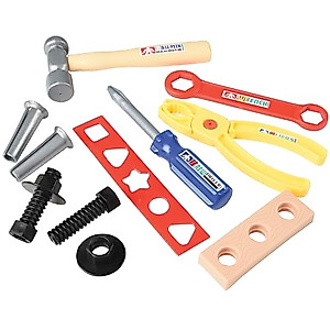 U. S. Toy Tool Set, Movable Play Tools for Kids, Pretend Play Kids Construction Kit for Kids, Party Favors, Birthday Gifts,, 12-Pack, Toddler Toys 3 Years & Up