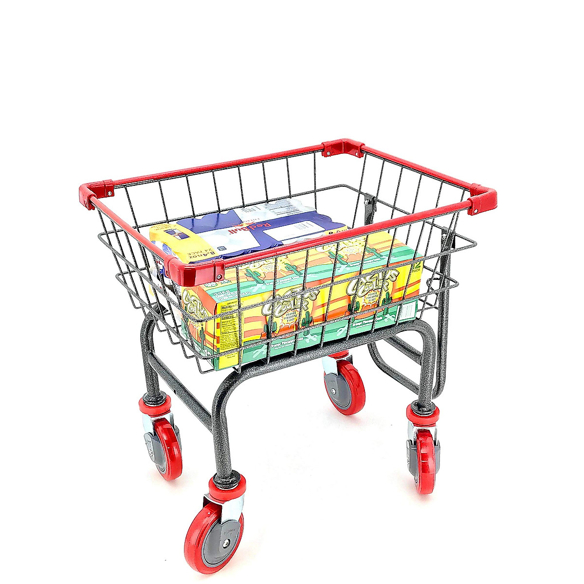 Compact Utility Cart (Jelly) with U- Handle (Gray) (Black)