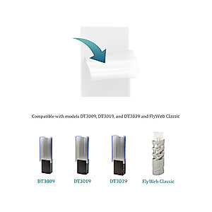 40 Pcs Refills Glue Cards for Dynatrap DT3009 DT3019 DT3039 and Gardner Flyweb, 230093 Replacement Glue Boards Sticky Pads for Indoor Plug-in Insect Mosquito Trap