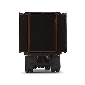 Western Star Truck with Green Goblin Head and 40' Vintage Trailer Happy Toyz Black Maximum Overdrive (1986) Movie 1/64 Diecast Model by DCP/First Gear 60-1503