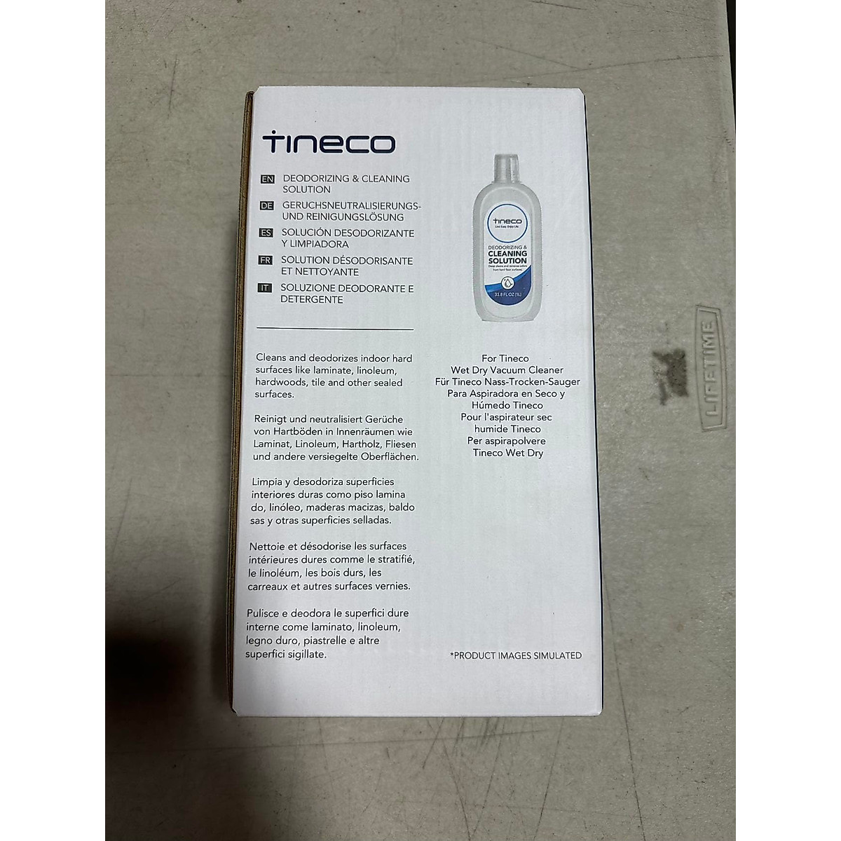 Tineco Floor Cleaning Solution for iFLOOR, iFLOOR 3, FLOOR ONE S3, FLOOR ONE S5, FLOOR ONE S5 COMBO Wet Dry Vacuum (33.8 OZ)