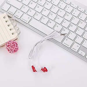 Ladont 50 Pack Bulk Kids Earbuds for Classroom, Student Wired Headphones in Ear Earbuds for School Librariy, 3.5mm Multi Colored Wholesale Earphones for Chromebook Laptop PC