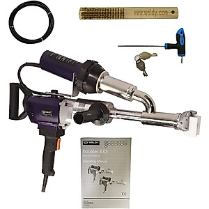 In Stock Weldy Ex3 Hand Extrusion Welder Gun Plastic Handheld Extruder Welding Gun PP HDPE LDPE Pipe Welding Machine (220V Extruder)