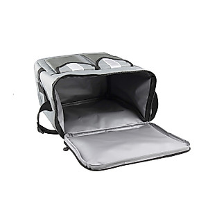 Reliant Outdoor Large Insulated Grey Cooler Bag for Men and Women with Zipper Pockets, Perfect for Work, Beach, Camping, Hiking and Everyday Use