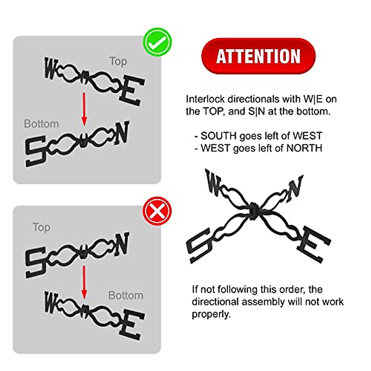 Westcharm 48 in. Crowing Metal Rooster Weathervane | Wind Wheel Decorative Garden Stake with Rooster Ornament | Chicken Garden Weather Vane