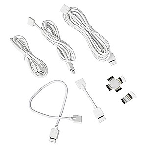 SYLVANIA Smart ZigBee and Bluetooth RGBW Full Color Flexible Lightstrip Connector Kit, Indoor Use - 1 Pack (73826)