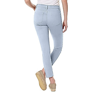 Buffalo David Bitton Ladies’ Ankle Length Skinny Pant (10, Light Blue)