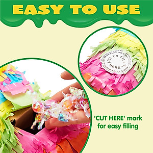 Cinco De Mayo Donkey Pinata for Kids Birthday Party, (13 x 20 x 5 in.) for Fun Fiesta Taco Party Supplies, Luau Event Photo Props, Mexican Theme Decoration, Carnivals Festivals, Taco Tuesday Event