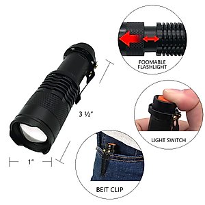 ALBATROSS Wild Survival Tools 3-in-1 Set Multi-Function Tool Combination with Tactical Folding Knife, Adventure Compass, Flashlight