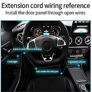 GZYF Interior Car LED Strip Lights, USB Ambient Lighting Kits, Interior Corridor Room Atmosphere Lights Decoration, 1M Neon Light with 6mm Sewing Edge for Trucks SUVs ATVs Garden, Green