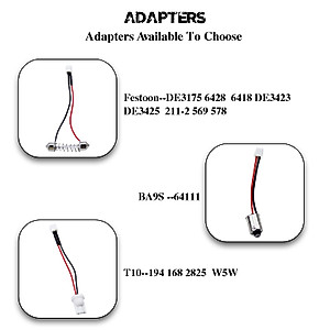 LivTee LED Interior Car Lights Accessories with 194 168 T10 / DE3175 / BA9S / 6418/211-2 578 Festoon Replacement Lighting for Cars Trucks Camper, Led Interior Lights Map Trunk Dome Lights, White