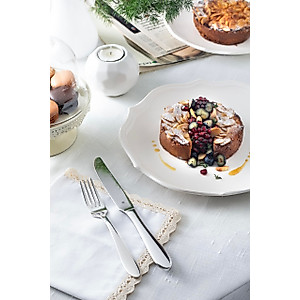 DANIALLI Modern Razzoli Silverware Set - 18/10 Stainless Steel Flatware Set for Elegant Dining - Dishwasher Safe Cutlery Set (60-Piece)