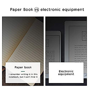 Smart Reusable Notebook with A Pen, A5 Waterproof Erasable Smart Notebook Repeating Loose Leaf Diary Stone Paper Business Notebook 10ml (BK)