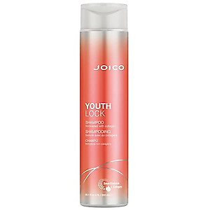 YouthLock Shampoo Formulated With Collagen | Youthful Body & Bounce | Reduce Breakage & Frizz | Soften & Detangle Hair | Boost Shine | Sulfate Free | With Arginine | 10.1 Fl Oz