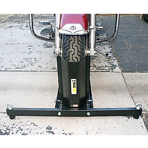 MaxxHaul 70271 Adjustable Motorcycle Wheel Chock Stand Heavy Duty 1800lb Weight Capacity