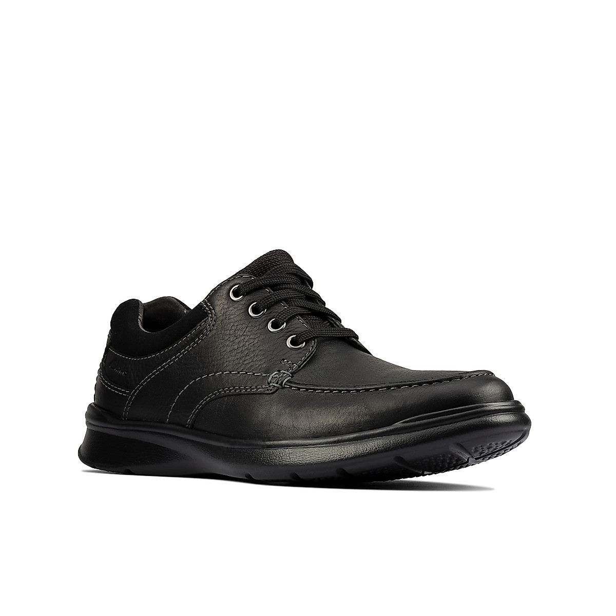 Clarks Men's Cotrell Edge Oxford, Black Oily Leather, 9.5 W US