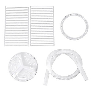 Portable Washing Machine, Mini Bucket Laundry Washer with Black Lid Foldable Washing Machine for Clothes Underwear Home Apartment Drom RV Travel (US Plug)