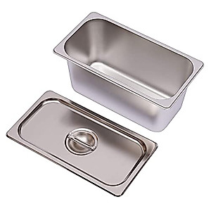 6 Pot Commercial Food Warmer 110V Buffet Food Warming Tray, 850W Countertop Electric Table Steamer Stainless Steel Soup Pot 30 to 85° Adjustable 6-Pan Food Warmer for Catering, Restaurants