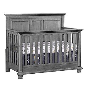 Oxford Baby Kenilworth 4-in-1 Convertible Crib, Graphite Gray, GreenGuard Gold Certified