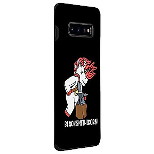 Galaxy S10+ Blacksmithicorn Forging Cute Kids Blacksmithing Case