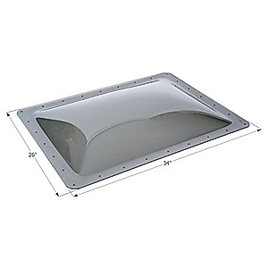 ICON 12122 RV Skylight, Smoke