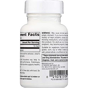SOURCE NATURALS 10Mg 120 Tb Vinpocetine, 120 CT
