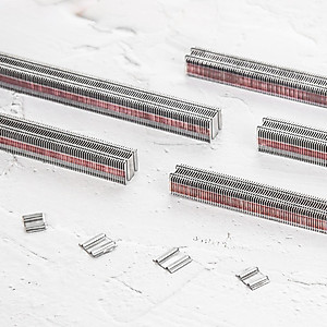 meite MC1238 1/2-Inch Crown Wide by 3/8-Inch Length Micro Corrugated W Fastener Staples 14,000 Pieces/Case